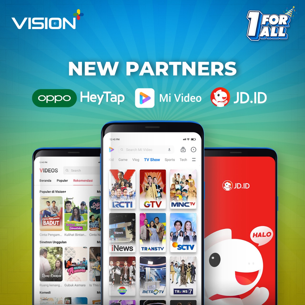 Vision+ Rayakan Berbagai Kemeriahan di Ultah Pertama dalam #1ForAll ...