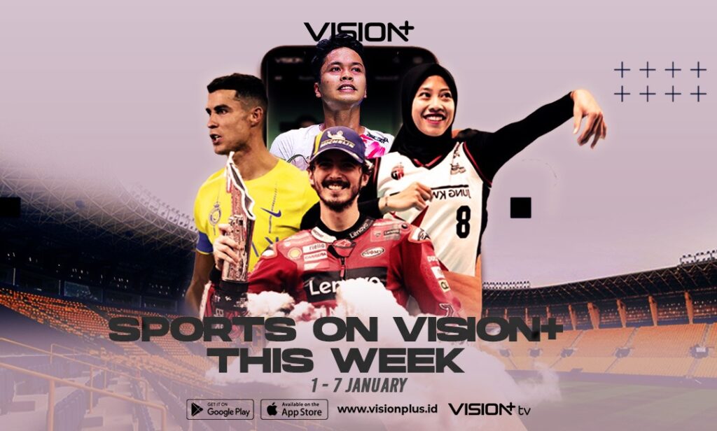 Semangat Awal Tahun Bersama Deretan Tayangan Olahraga di Vision+ Sports Minggu Ini - Blog Vision+
