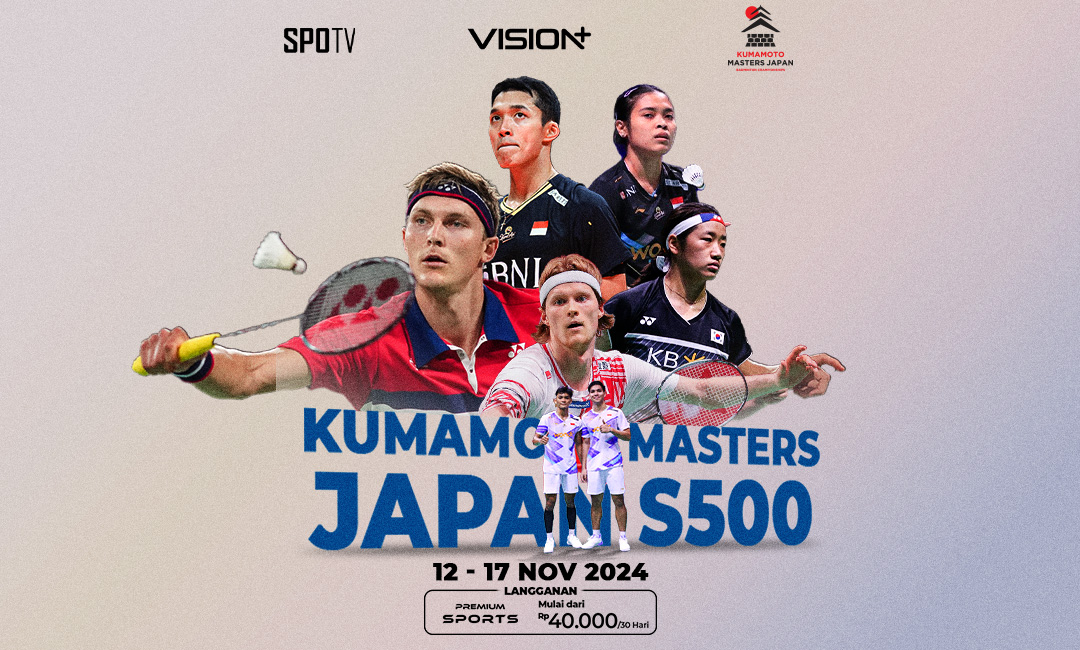 Jadwal dan Link Nonton Streaming BWF Kumamoto Masters 2024 di Vision+ ... Jadwal dan Link Nonton Streaming BWF Kumamoto Masters 2024 di Vision+ ...