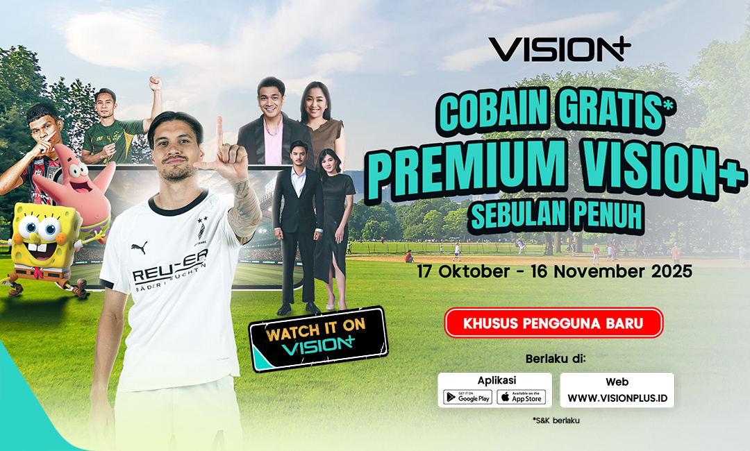 Klaim Promo Coba GRATIS VISION+ Premium - Blog Visionplus